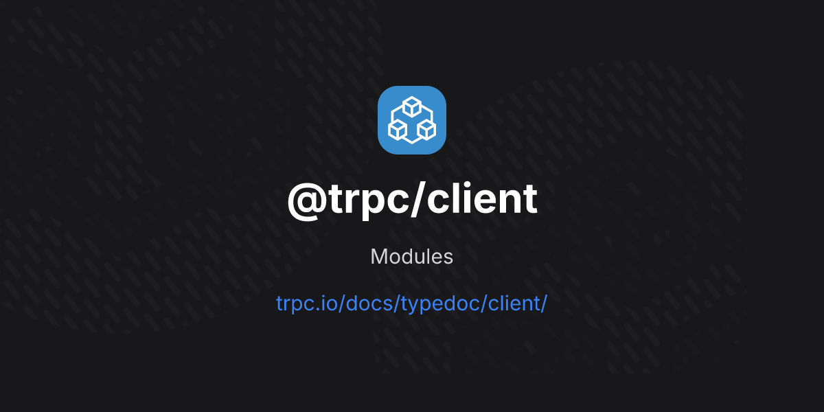 @trpc/client | tRPC